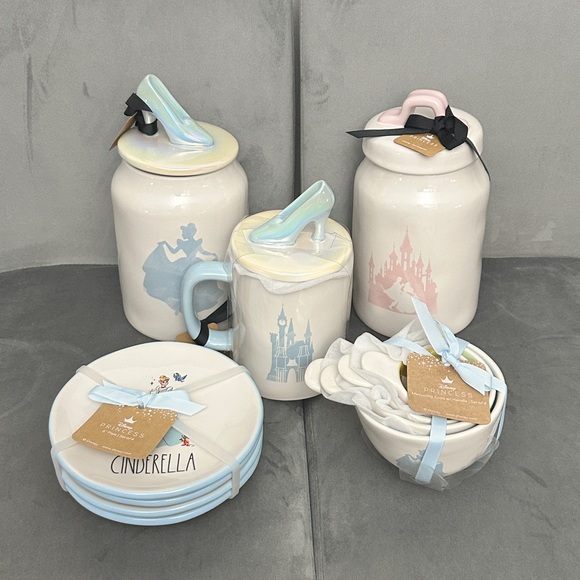 Rae Dunn | Dining | Rae Dunn Disney Princess Cinderella Collection ...